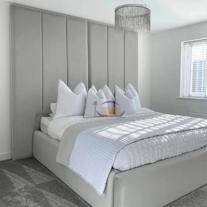 Zander Panel Upholstered Bed Frame – ark future